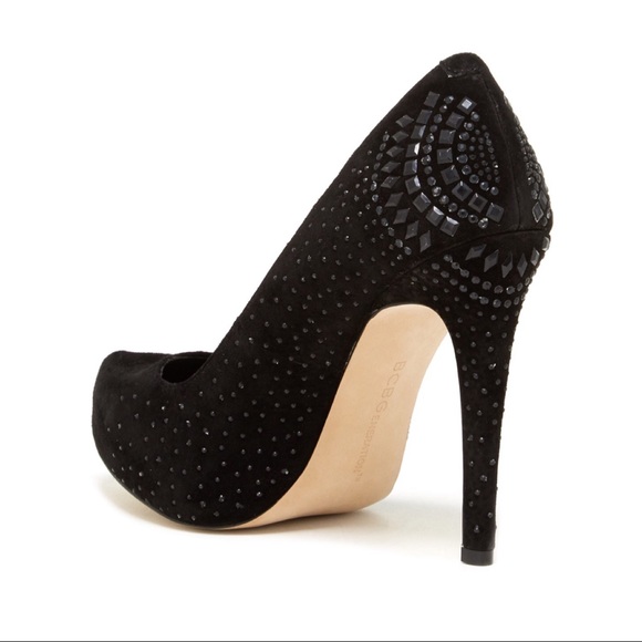 BCBGeneration | Shoes | Bcbgeneration Black Suede Heels | Poshmark